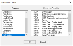 Multi-Code 101 | The Dentrix Blog