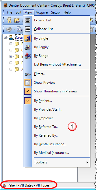 Setting View Filters in the Document Center | The Dentrix Blog