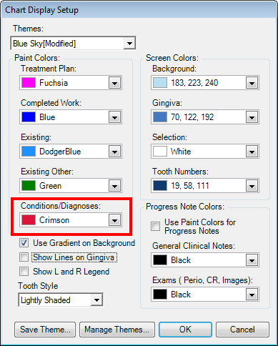Charting Conditions using Condition Codes | The Dentrix Blog