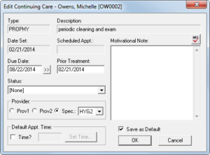 Customizing Continuing Care Intervals for Individual Patients | The Dentrix Blog