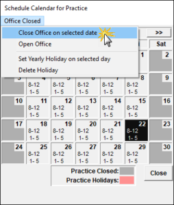 Closing the Office on a Selected Day | The Dentrix Blog