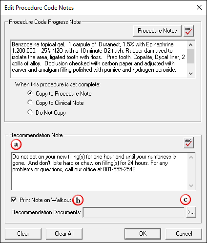 Printing Care Instructions with Walkout Statements | The Dentrix Blog