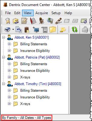 Viewing Documents for an Entire Family in the Document Center | The Dentrix Blog