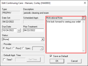 Dentrix Notes Part I: Scheduling | The Dentrix Blog