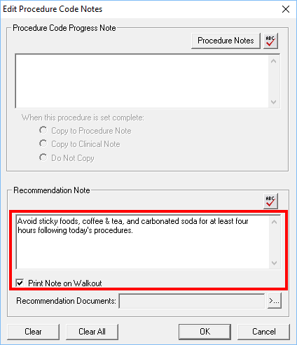 Printing Care Instructions for Specific Procedures | The Dentrix Blog