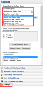 Setting Expiration Dates for Treatment Plan Cases | The Dentrix Blog