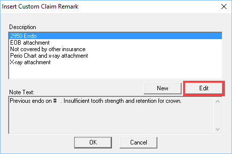 Creating and Using Claim Remark Templates in Dentrix | The Dentrix Blog