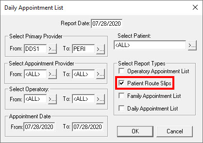 Printing Route Slips | The Dentrix Blog