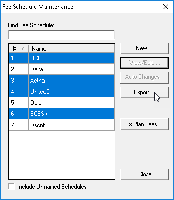 A More Useful Fee Schedule Report | The Dentrix Blog