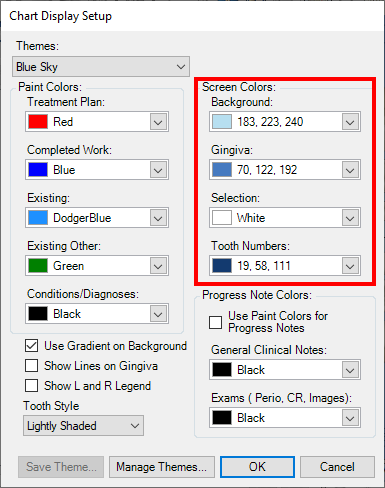 Changing Colors in the Patient Chart | The Dentrix Blog