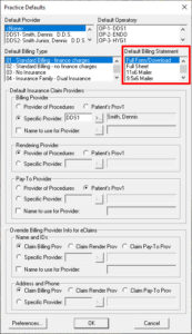 Setting Your Default Billing Statement Option | The Dentrix Blog