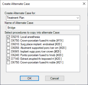 Duplicating Procedure Codes for Alternate Treatment Options | The ...