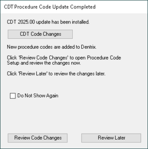 Updating CDT Codes in Dentrix for 2025 | The Dentrix Blog